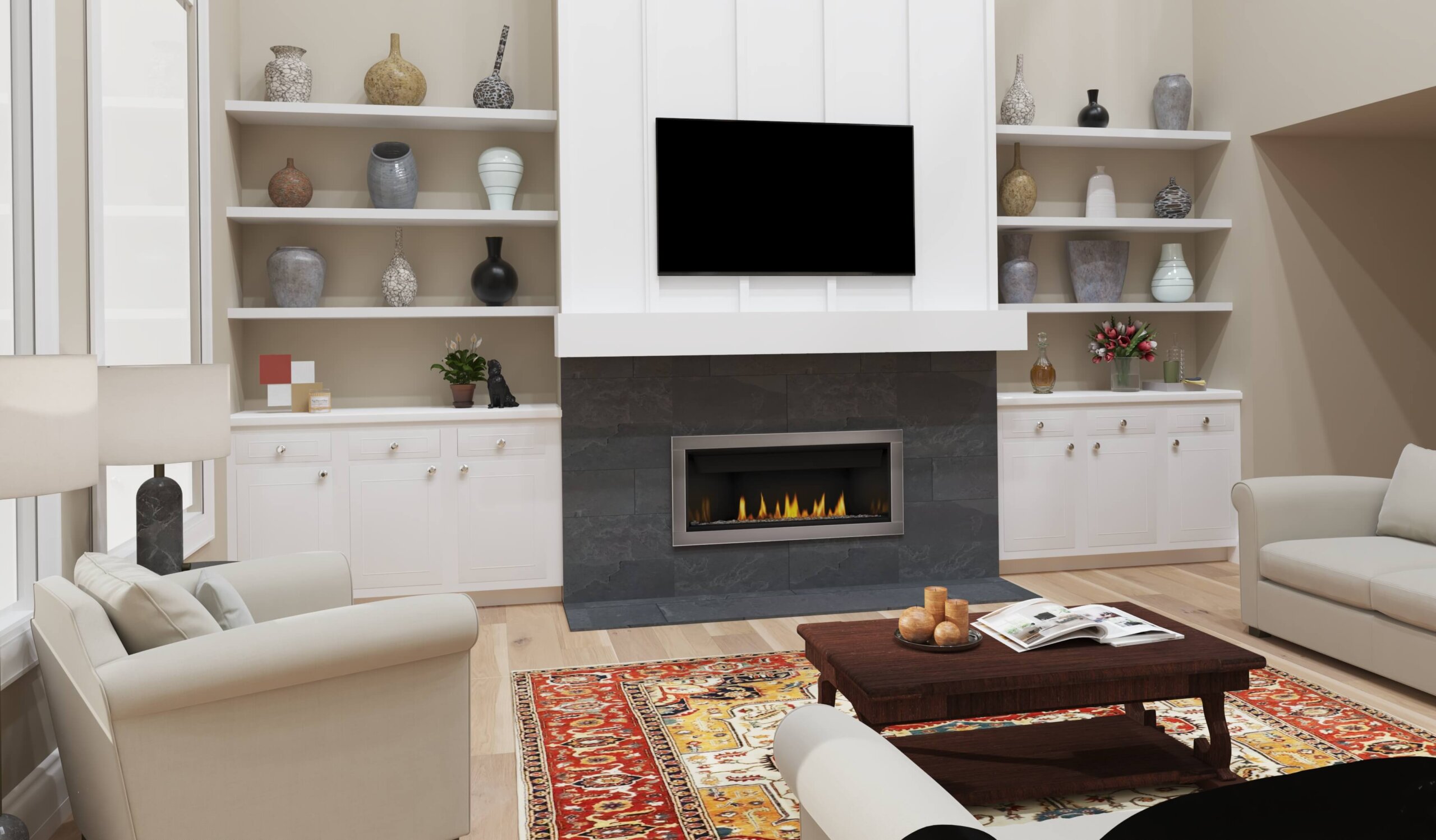 3D FIREPLACE – Richard England Creative